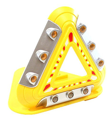 Mini LED Magnetic Backed Triangle For Traffic Safety - Warehousesoverstock