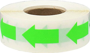 Color Coding Arrow Labels Fluorescent Green for Organizing Inventory 1 ...