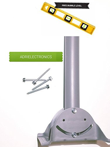 New Foot Short MAST 12' for ROOF & Flat Area Mount for Directv 2" OD ...