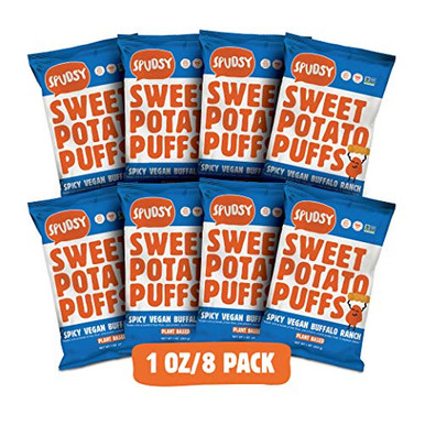 Spudsy Sweet Potato Puffs - Vegan Gluten Free Snacks - Plant-Based ...