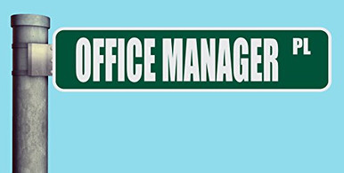 OFFICE MANAGER PL STREET SIGN PLACE HEAVY DUTY ALUMINUM ROAD SIGN 17 ...