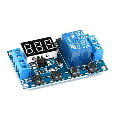 Stayhome 1pcs Digital LED Display 12V On/Off Time Delay Relay Module 12 ...