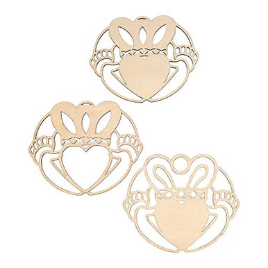 Do It Yourself Wood Claddagh -3Pc- - Crafts for Kids and Fun Home ...