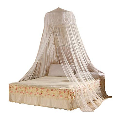 Baost Elegant Princess Bed Canopy Bedding Decor Round Bed Canopy ...