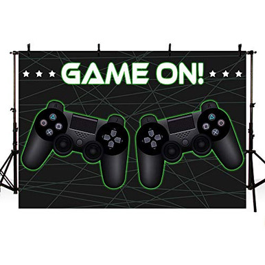 MEHOFOTO Game On Party Photo Studio Booth Background Props Level Up ...