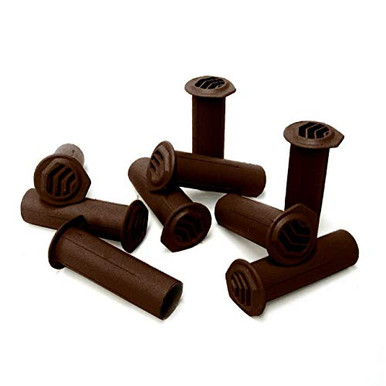5 x Brown Drill Weep Vents Round Venting System Cavity/Retaining Walls ...