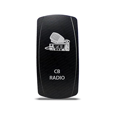 CH4x4 Rocker Switch CB Radio Symbol - Green LED - Warehousesoverstock