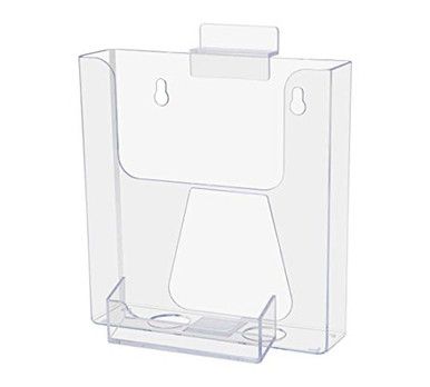 Marketing Holders 5 7/8 inch W Brochure Holder Catalog with Attached ...