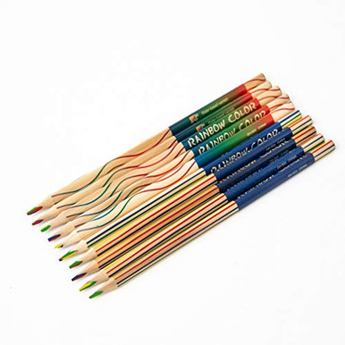 log four color triangle colored pencils 10 childrens drawing colored ...