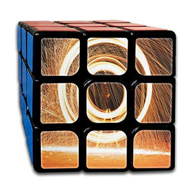 Magic Cube Tunnel Spark Darkness Circle 3x3 Easy Turning Speed 3D ...