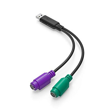 USB to Dual PS/2 Cable Cord Adapter Connect Your Old PS2 Interface ...