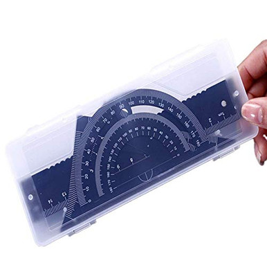 LOCGFF Triangular Architect Scale Ruler Set Ferrous Metal with Two ...