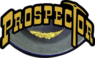 ProSticker 600 -One- 3 inch X 5 inch Prospecting Series Prospector Gold ...
