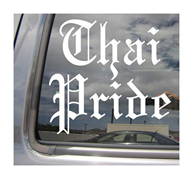 Right Now Decals - Thai Pride - Old English Thailand Country Car Truck ...