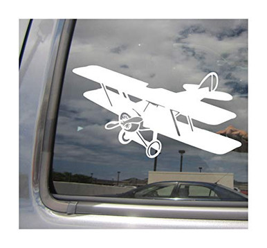 Right Now Decals - Biplane - Fixed Wing Aircraft Aviation Pilot Wright ...