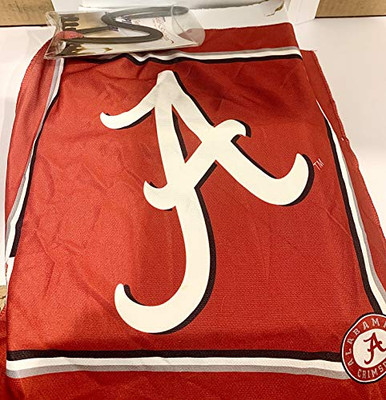 Alabama Crimson Tide Side Swipe Spirit Banner 12 by 12 inches Wear Your ...