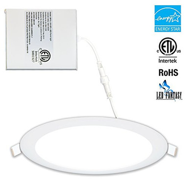LED FANTASY 8-Inch 18W 120V Recessed Ultra Thin Ceiling LED Light ...