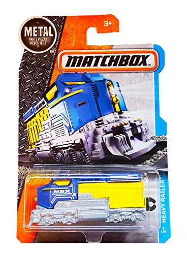 Matchbox 2016 MBX Adventure City Heavy Railer Train 8/125, Blue ...