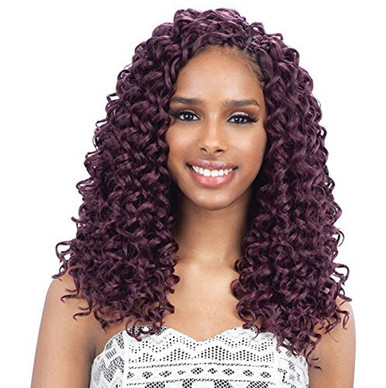 GOGO CURL 12 inch -4 Medium Brown- - Freetress Synthetic Braid Crochet ...