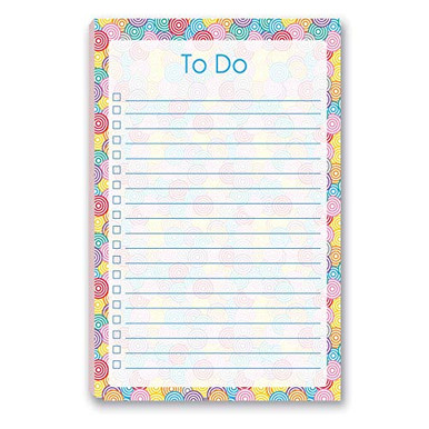 Colorful and Fun To Do List Notepad with Magnet - 8.5 inch x 5.5 inch ...