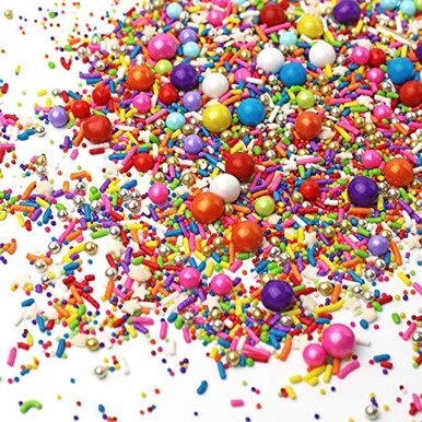 Rainbow Road Sprinkle Mix- Red Orange Yellow Green Blue Pink Purple ...
