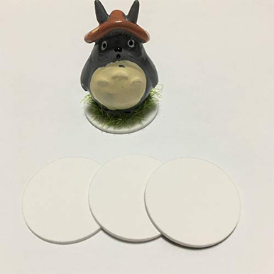 20pcs White Acrylic Round Discs Plexiglass Laser Cut Round Circle 1/8 ...