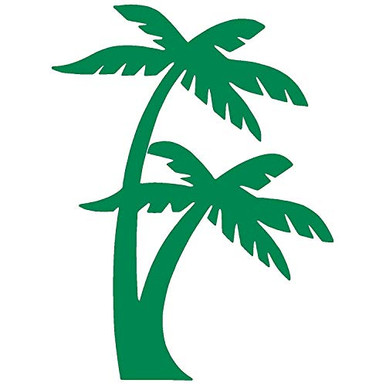 Palm Trees Vinyl Sticker Decal for Laptop Window Bumper and Furniture ...