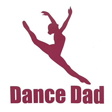 Custom Dance Dad Vinyl Decal - Dance Bumper Sticker - Tumbler Window ...
