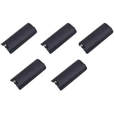 Black Replacement Battery Cover For Nintendo Wii Remote X 5 by Mars ...