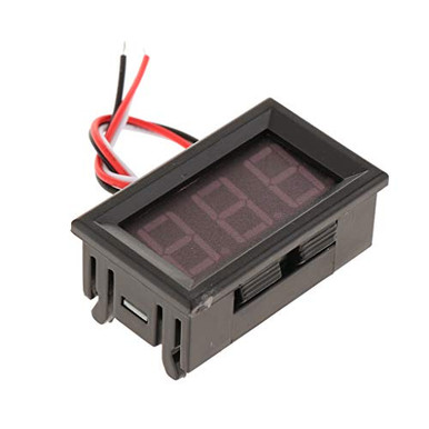 3 Wire 0.56 INCH DC 0-30V Digital Voltmeter Gauge Tester Red LED ...