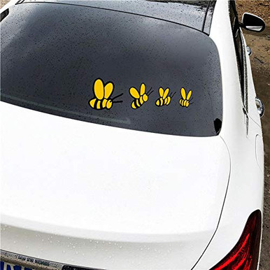 Car777 Car Decals Creative Bees Shape Truck Vehicle Body Bumper Window ...