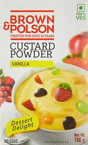 Brown and Polson Custard Powder -Vanilla- 100 Grams-gm ...