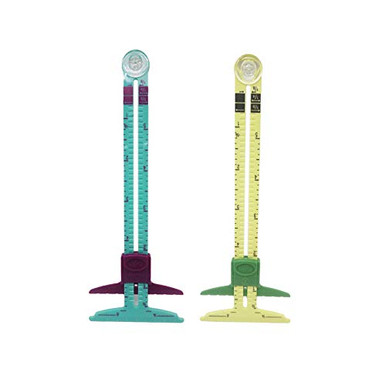 HONEYSEW 5-in-1 Sliding Gauge Measuring Sewing Ruler Tool for ...