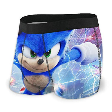 Sonic The Hedgehog Mens Boxer Briefs Underwear for Men Boys Stretch ...