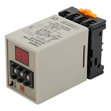 Time Delay Relay Built-in CMOS IC Delay Timer Relay with the DIP Switch ...