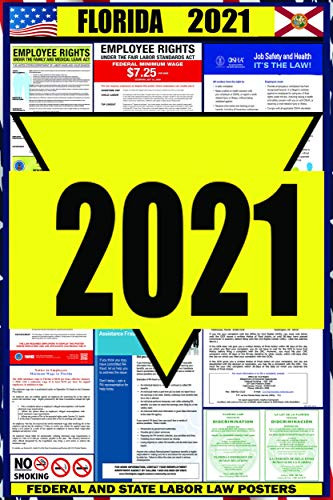 2021 Florida -FL- State Labor Law Poster - State Federal and OSHA ...