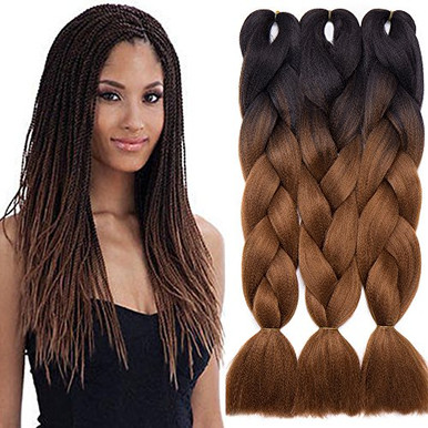 Jumbo Braids Hair Extensions Afro Twist Braids Kanekalon Jumbo Braiding ...