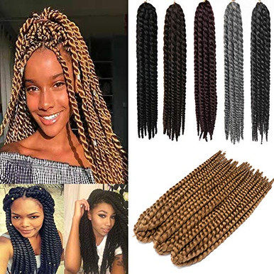 Hairro Twist Mambo Crochet Hair 18 Inch Senegalese braids Hair ...