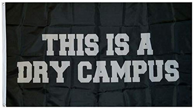 Dimike This is a Dry Campus Flag 3x5ft Banner - Warehousesoverstock