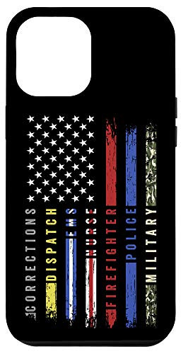 iPhone 12 Pro Max First Responders Hero Flag Nurse EMS Police Fire ...