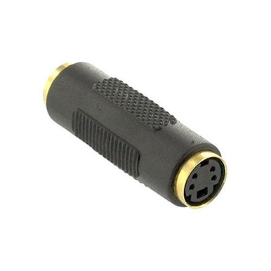 S-Video Coupler Female Jack to Female Adapter Gold S-VHS Combines Two ...