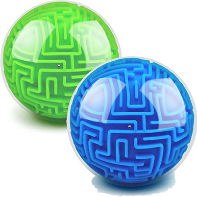 2 Pieces Maze Ball 3D Maze Puzzle Brain Teasers Games Gravity 3D Maze ...