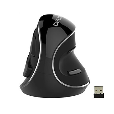 Delux M618 Plus Optical Ergonomic Vertical 2.4Ghz Wireless Mouse USB ...