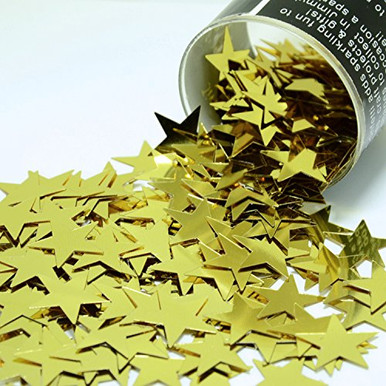Confetti Stars 3/4" in Gold - Retail Pak #8571 - Free Ship ...