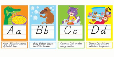 Trend Amusing Animals Alphabet Line -Modern- Bulletin Board Set ...