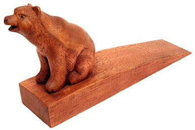Design by UnseenThailand Decorative Wooden Door Stopper/Doorstop Holder ...