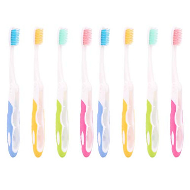 Artibetter 8Pcs Foldable Travel Toothbrushes Extra Soft Toothbrush Oral ...