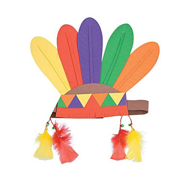 Fun Express Native American Headband Craft Kit - Makes 12 ...