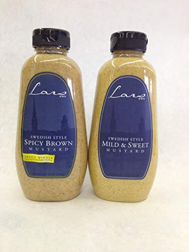 Lars Own Mild and Sweet and Spicy Brown Mustard -12 oz - 2 pack ...