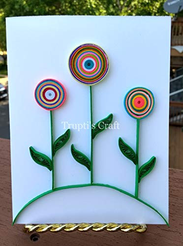Paper Quilling Lollipop Tree Greeting Card/Wall Decor/Wall Frame ...